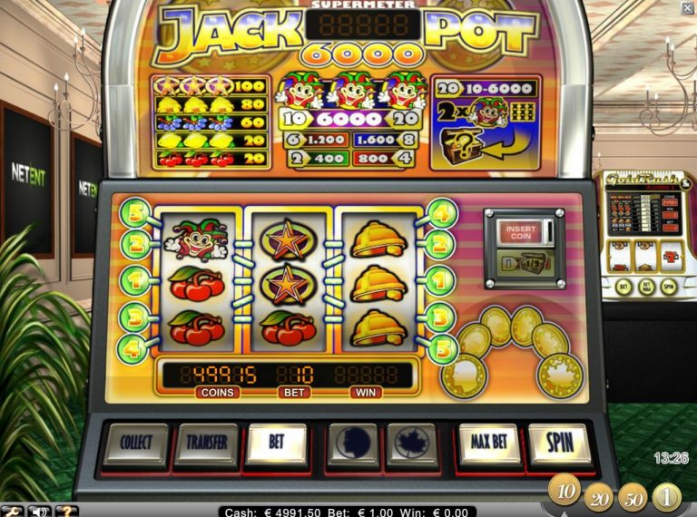 Jackpot 6000 – klassisk underhållning – Svenskacasinotoppen.se